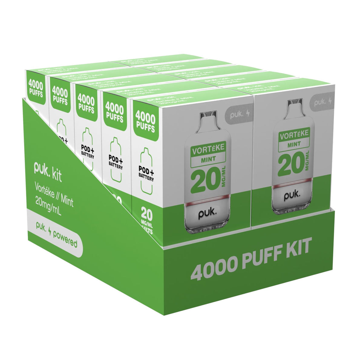 Vorteke - puk. Pod Kit Carton - Mint – The Vape Shop